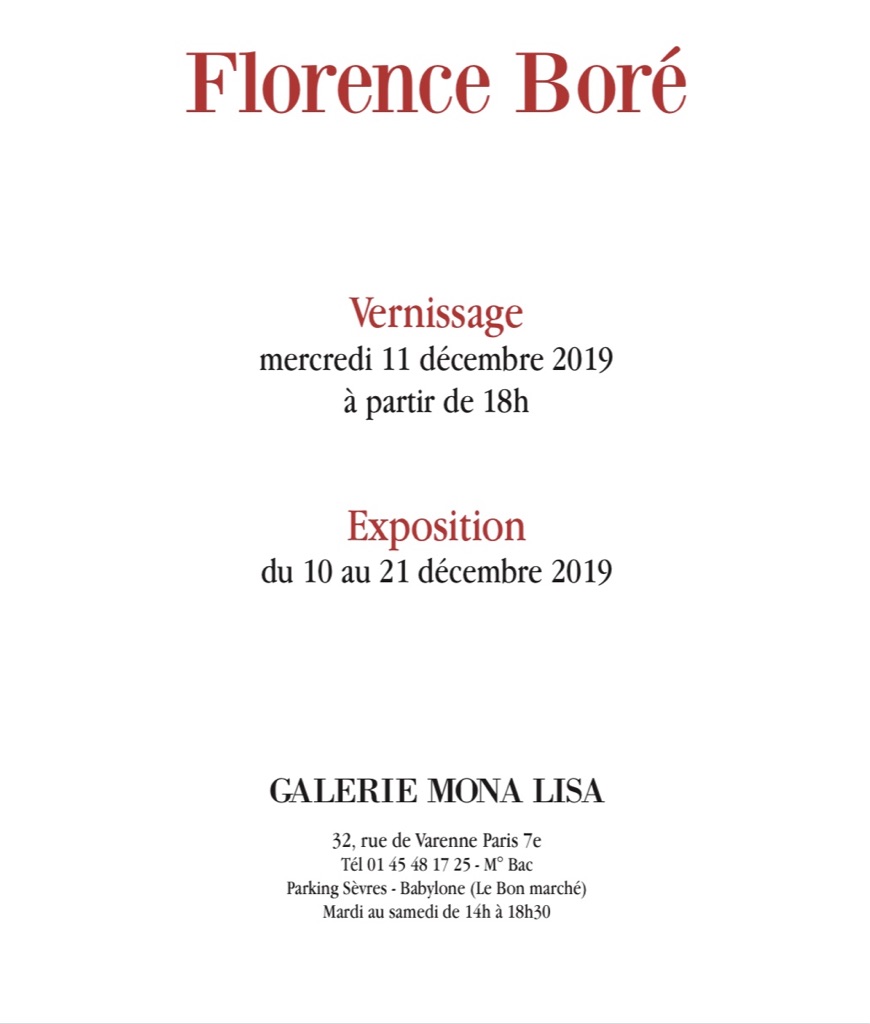 Actualités | FLORENCE BORÉ